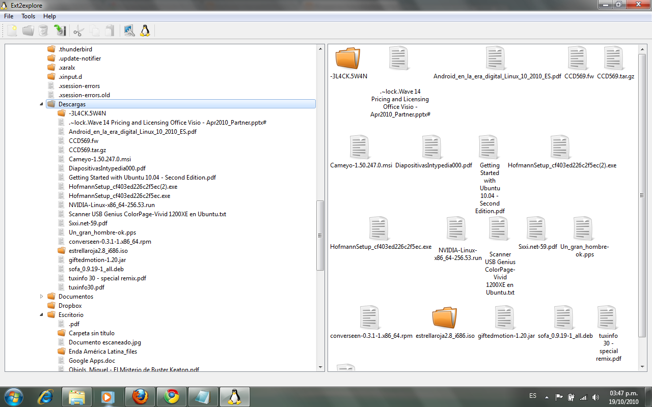 Kernel Panic Colombia: Acceder a particiones ext3 y ext4 desde Windows 7