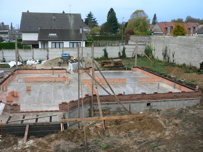 mise en place du double mur