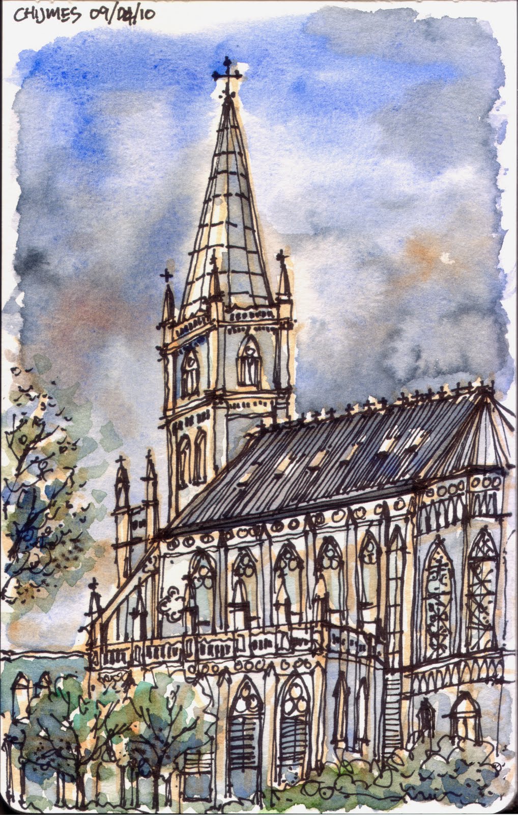 Firefly Workshop by PAUL WANG: Rainy Day @ Chijmes, Singapore