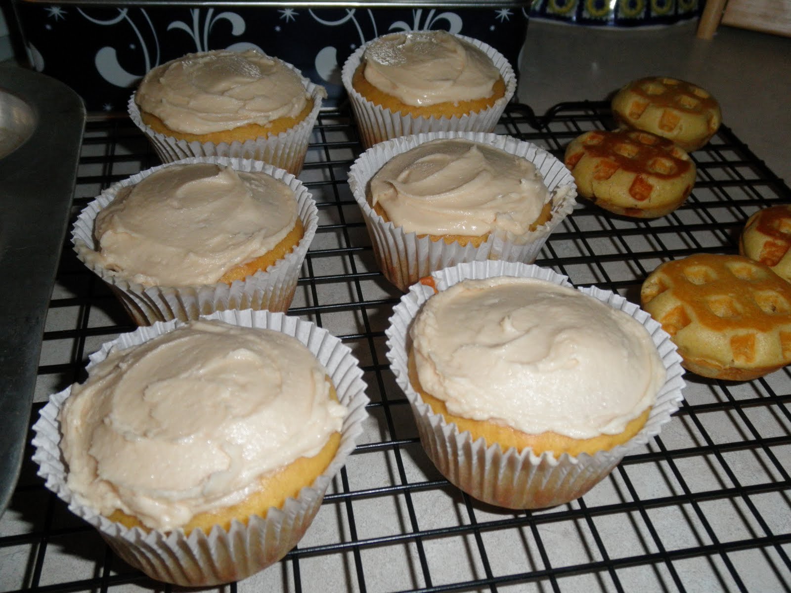 Ovenly Delights: Waffle "Whoops!" Cupcakes (for Mystery Box Cupcake ...