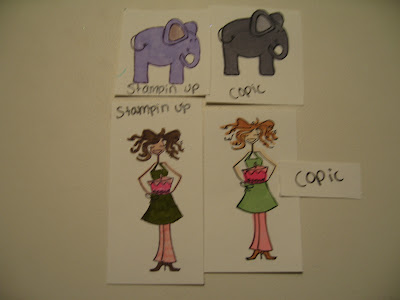 Scrappin Ashley: Stampin Up and Copic Comparison