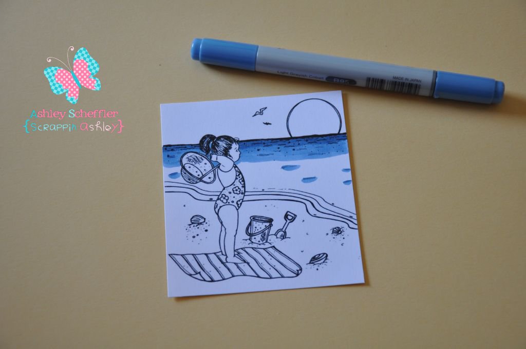 Scrappin Ashley: Copic Tutorial--Ocean/Water