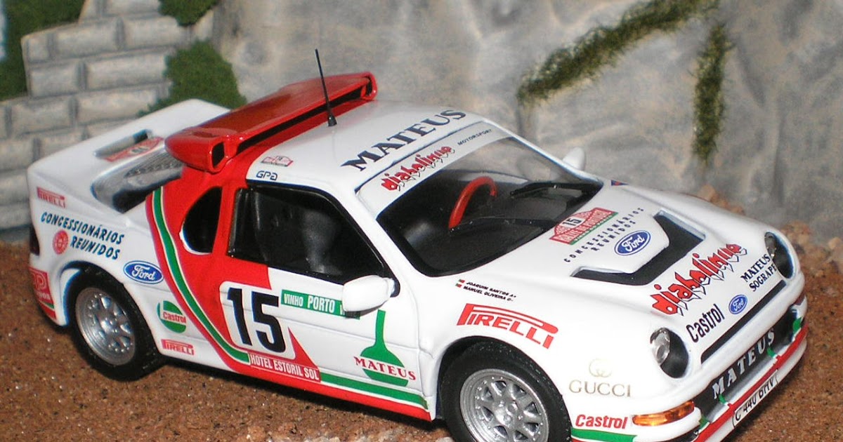 QUATRO RODINHAS: Ford RS 200 - J. Santos - M. Oliveira (Rali de ...