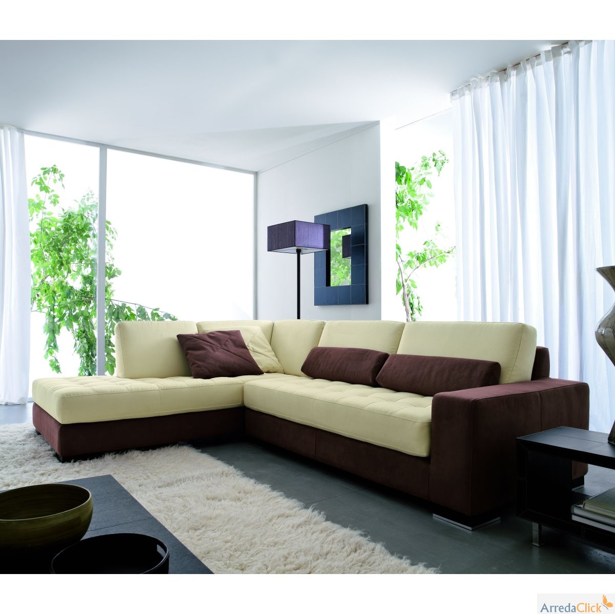 ArredaClick - Mobilier Italien: Canapés avec Chaise Longue, un meuble ...