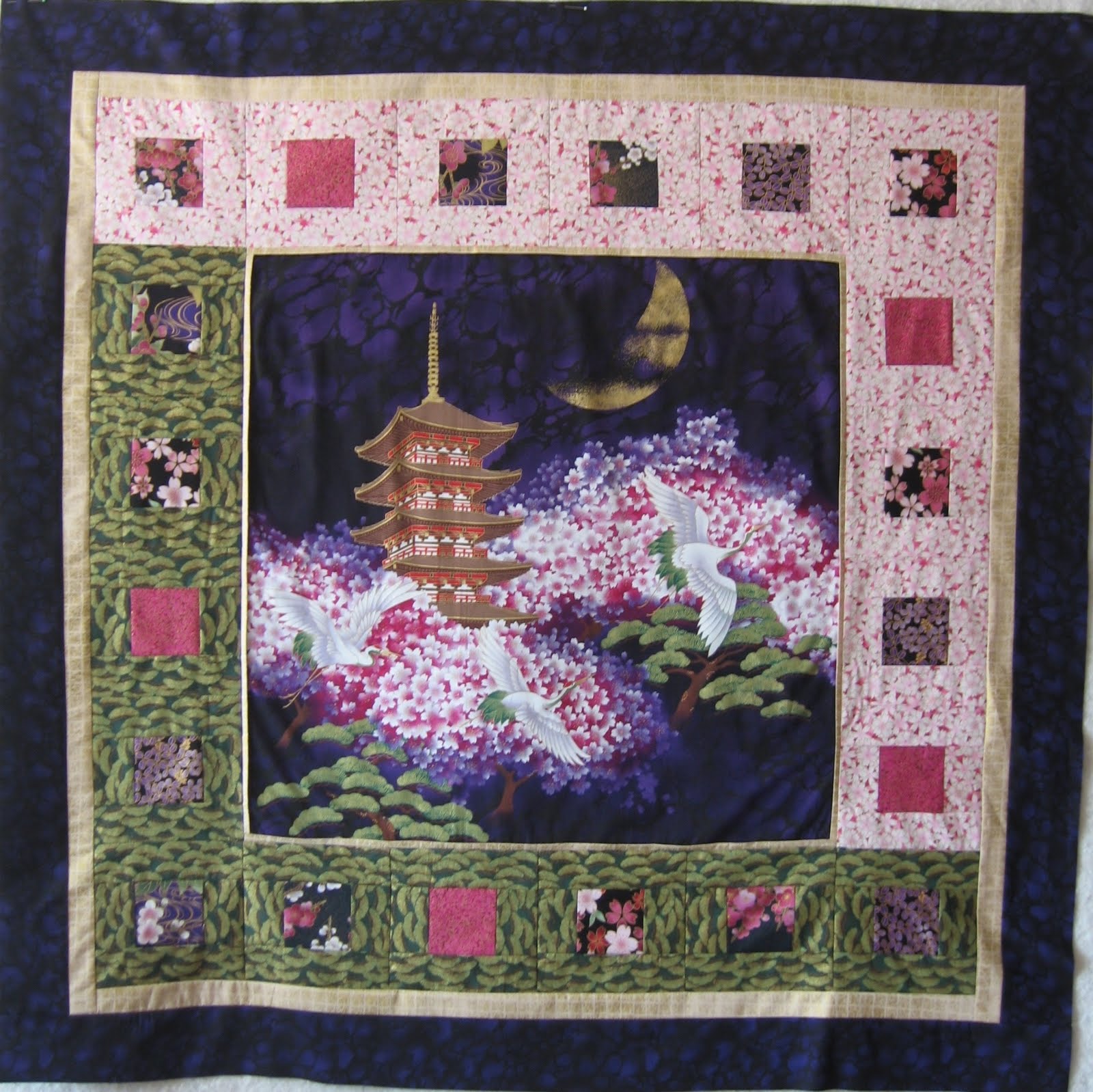 Oregon quilt: 3 Quilts from the same pattern in Asian Fabric Magazine