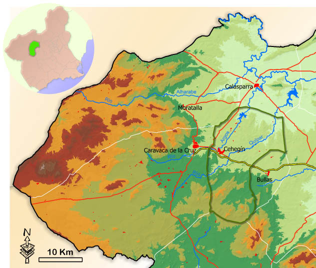Guía de la Naturaleza de Cehegín: Cehegín, corazón del Noroeste