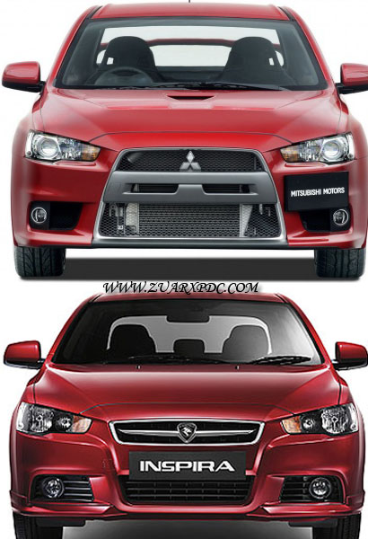 Proton Inspira Vs Mitsubishi Lancer