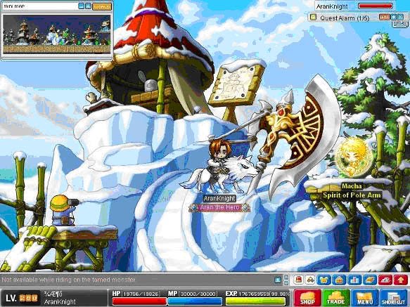 Today on Azerius Games : MapleSEA ARAN CLASS Preview
