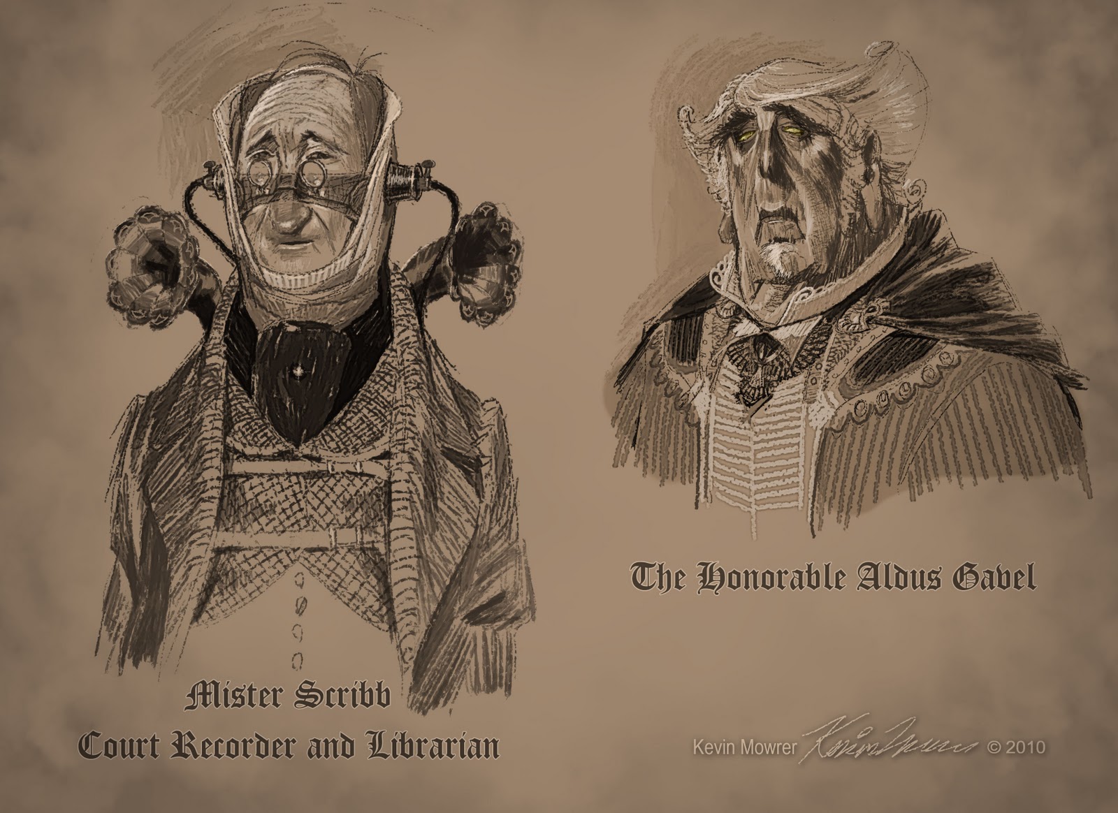 Mowrer Art Steampunk Frankenstein and more: Steampunk circuit judge and ...