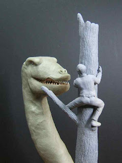 Blacknick Sculpture: Super Sculpey Brontosaurus