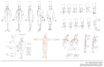 Limeworks: "Dr. Jekyll and Mr. Hyde"- Jekyll Character Design