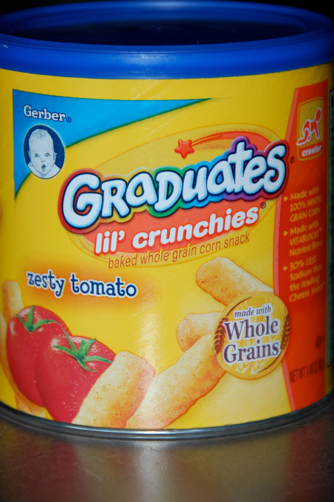 What my kids are eating: Gerber lil' crunchies