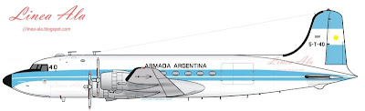 Linea ALA: DC-4 aeronavales - Momentos destacados