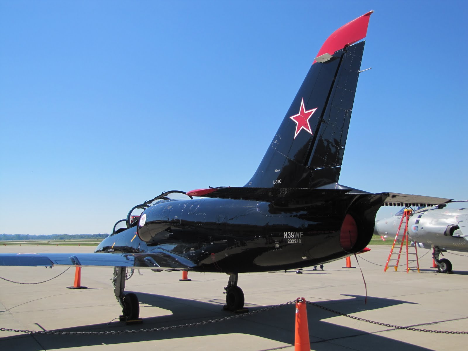 The Aero Experience: Art Nalls' L-39 Chase Plane on Display at Fair St ...