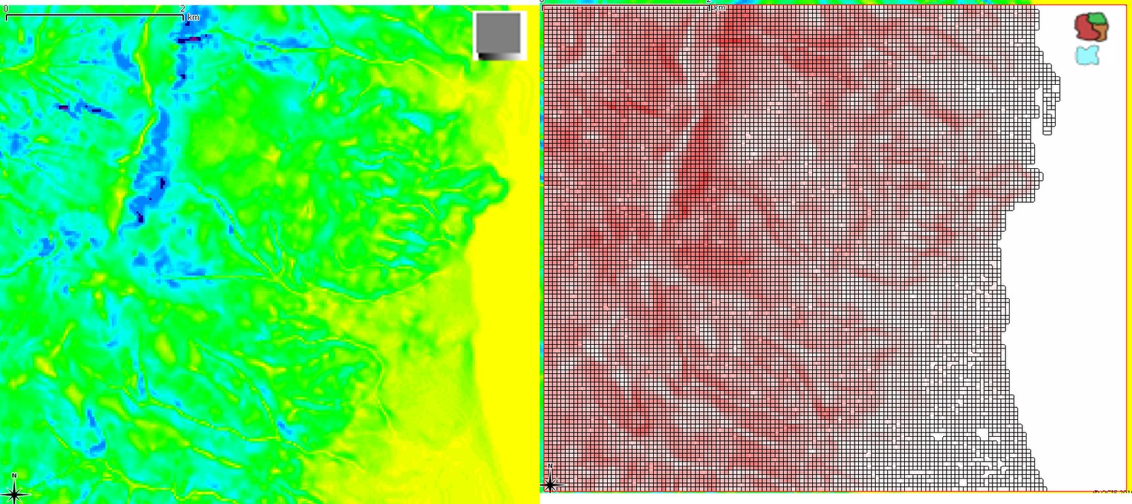 Data And Gis Tips Rasters In Qgis Generate A Vector Grid With Average