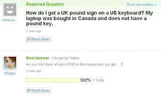 Bill Hung's Mini Photo Feed: How to type the British pound sign on a US ...