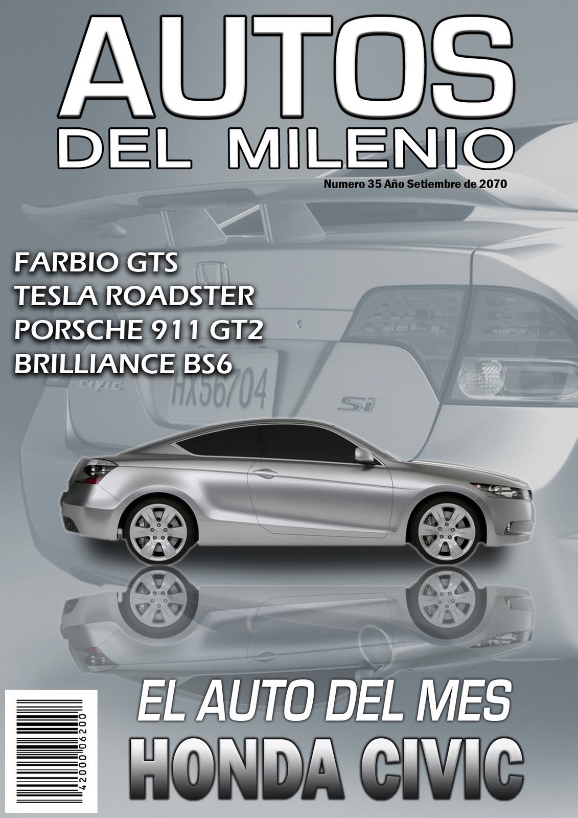 Álvaro Luyo Arce: Portada de revista Autos