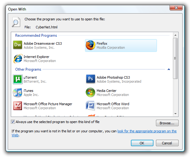 How to change default program to open a file windows 10 - tvlsa