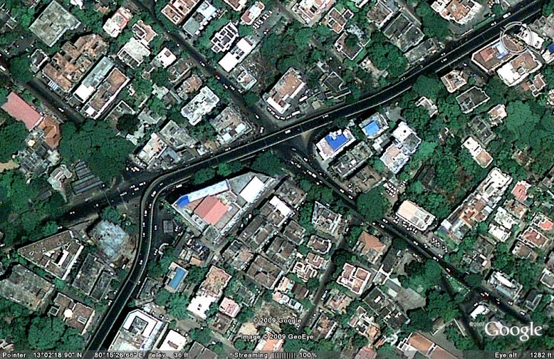 Chennai Flyovers - Google Earth Photos...