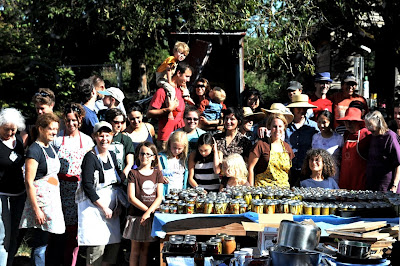 Barely sane....: Canning Party at the Farm