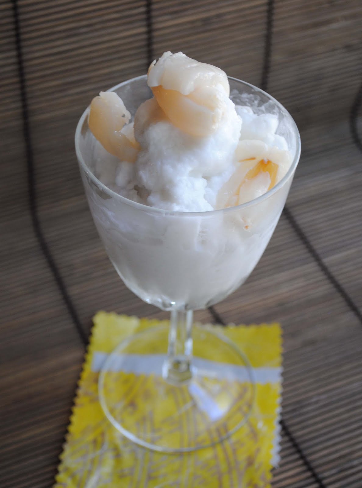 zakka life: Recipe: Coconut Granita with Lychees