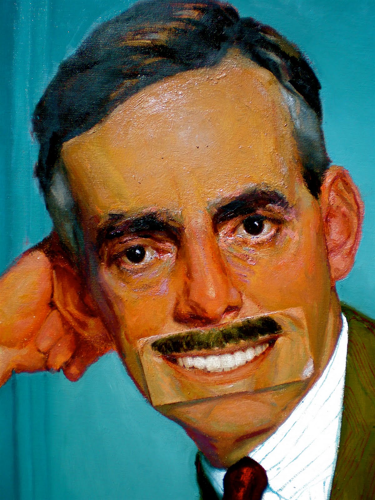 Michael J. Peery: New Painting-A portrait of Eugene O'Neill