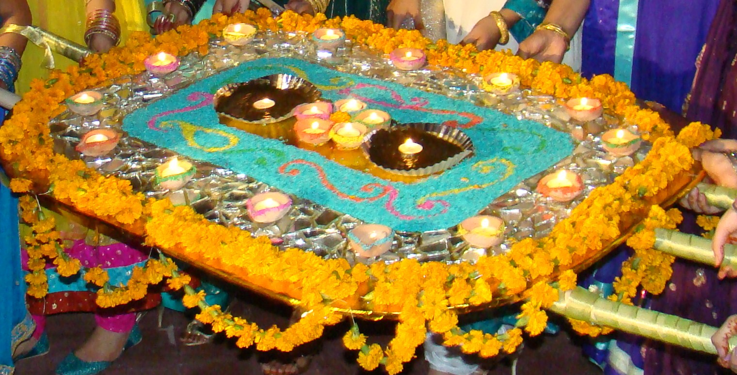 Colours and Joy: Project:Mehndi thaal