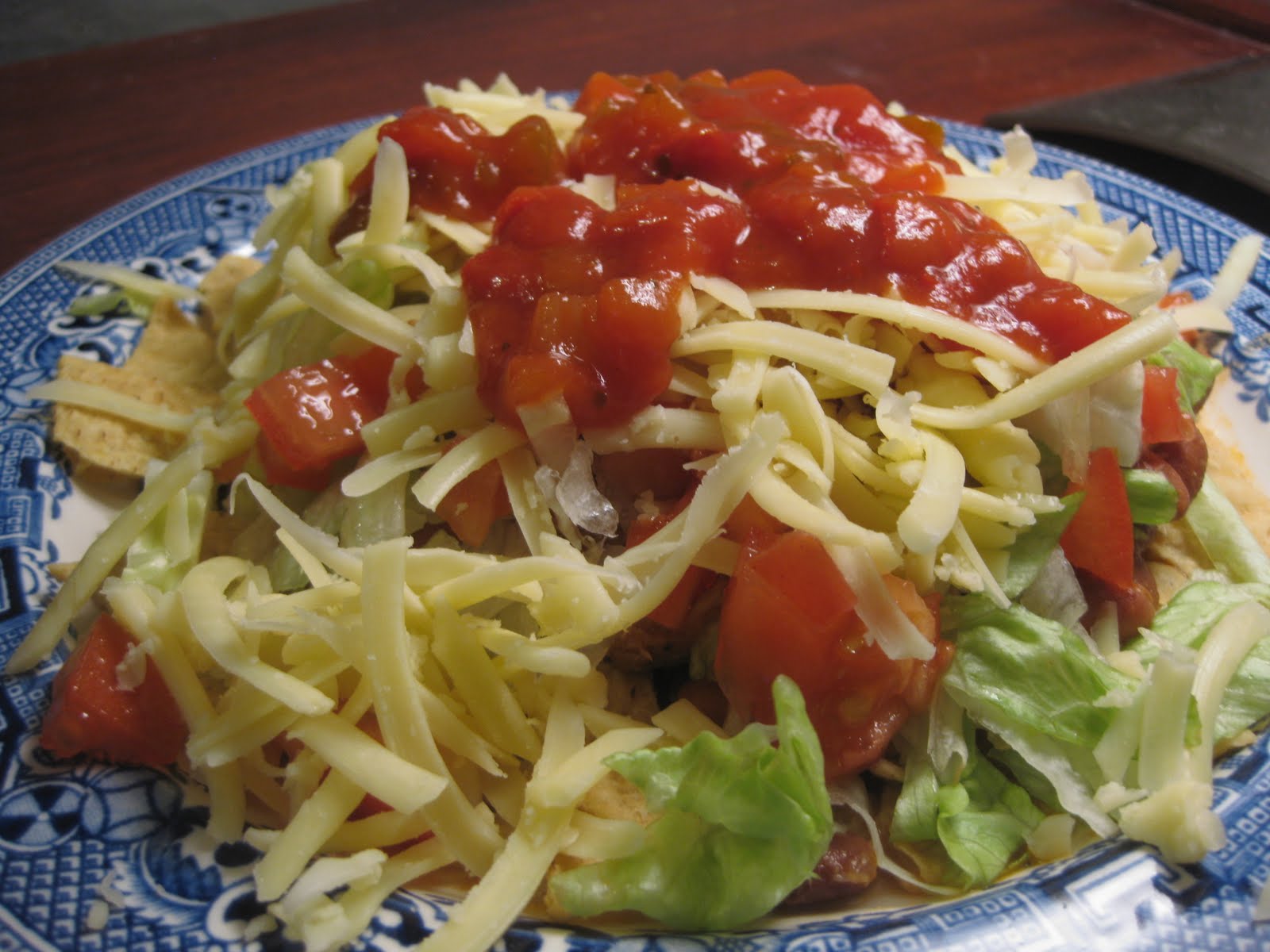 Susan's Food Diary: mexican chalupa!