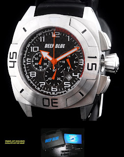 RELOJES & ESTILOGRAFICAS: Deep Blue-MASTER TIMER CHRONOGRAPH 200M STRAP