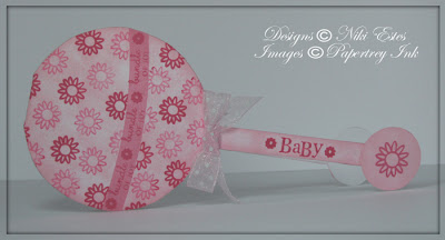 My Paper Creations: baby rattle card