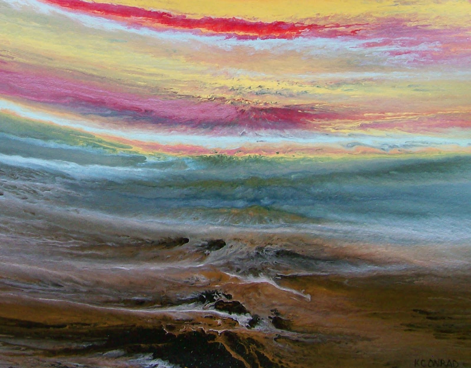 Contemporary Seascape Paintings By Kimberly Conrad: "Cherished ...