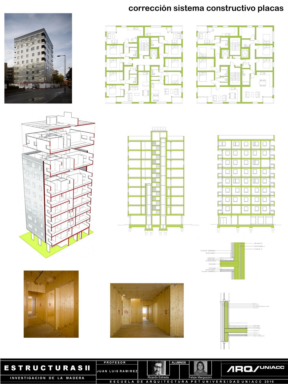 ESTRUCTURAS 2: LÁMINA EDIFICIO SISTEMA DE PLACAS