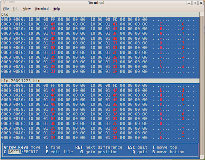 Nano雞排: vbindiff - Visual Binary Diff