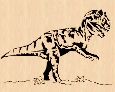 Free Scroll Saw Patterns: T-Rex Pattern