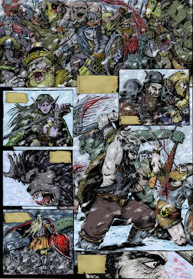 Andres Cornejo - ilustrador: Medieval comic pages