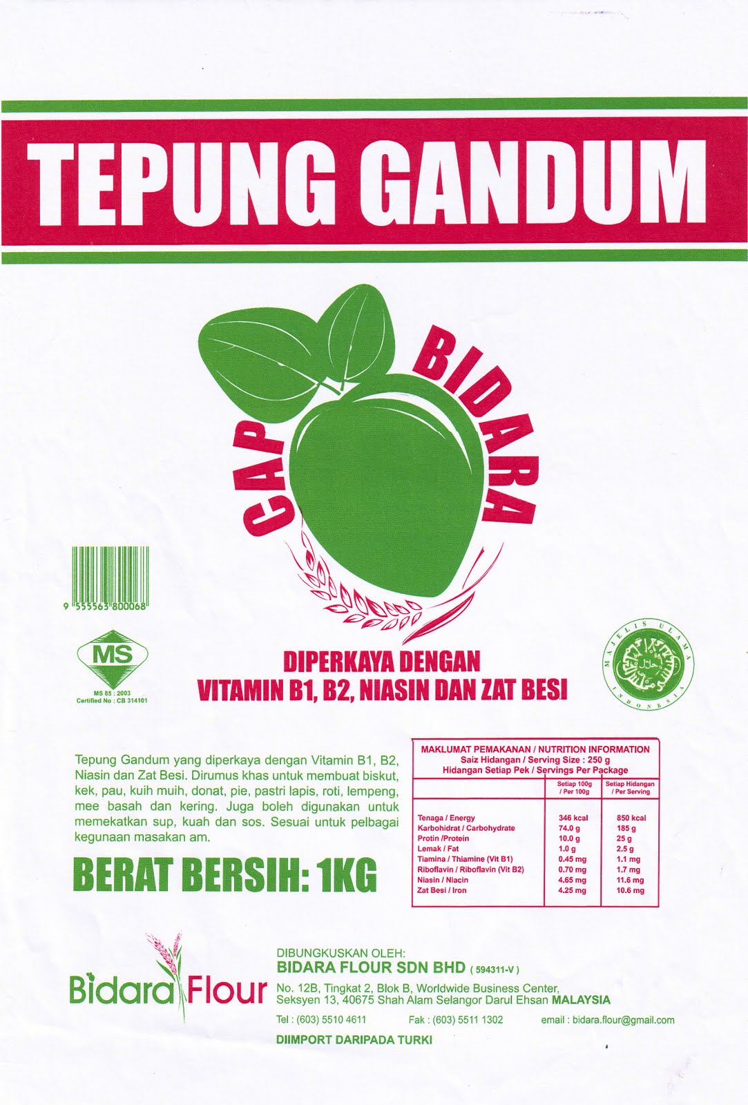 Sahabat Roselle Marketing: Tepung Gandum Muslim, Produk Orang Islam ...