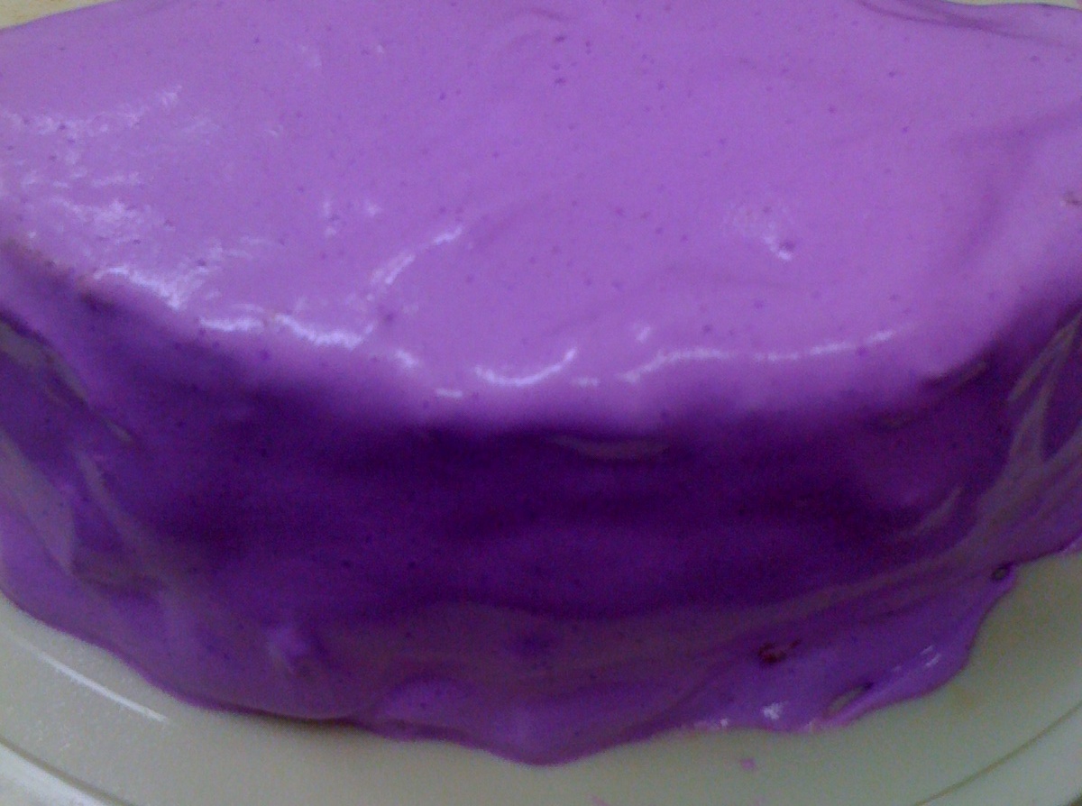 Cheri Quite Contrary: My Pretty Purple Birthday Cake