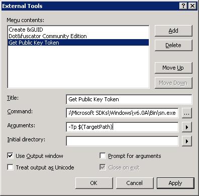 Soumyendra and SharePoint: Generating Public Key Token in Visual Studio