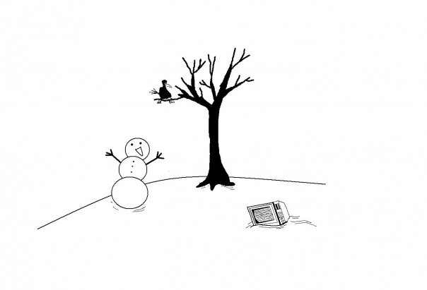 Abstract and Surreal Art by George S. Karagiannis: Snow - My new comic ...