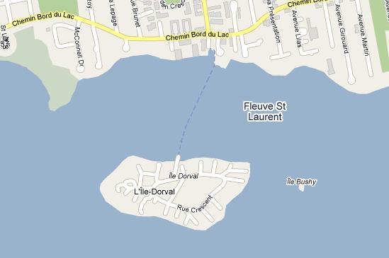 Life on two wheels: Dorval Island