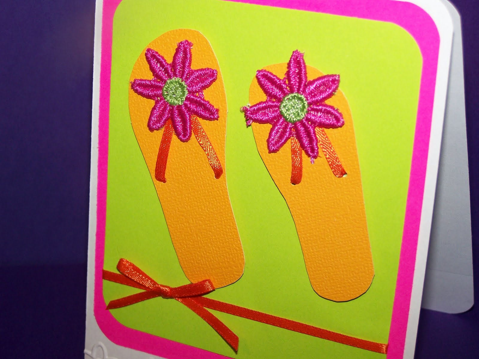 Cricut Me That: Flip Flop Card