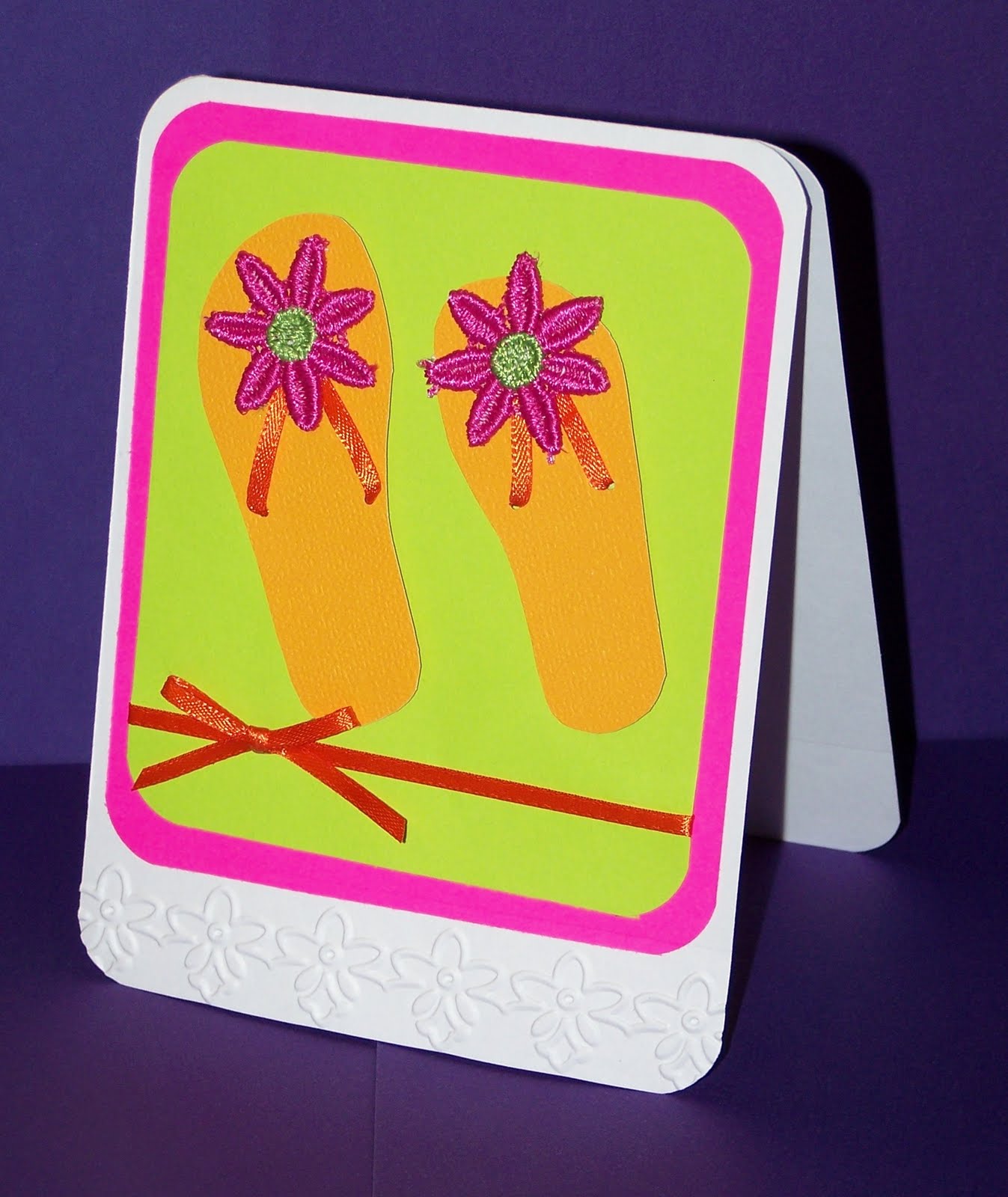 Cricut Me That: Flip Flop Card