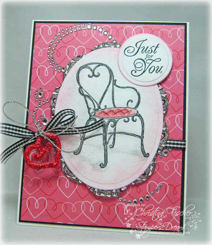 Flowers and Ink: Heart Chair