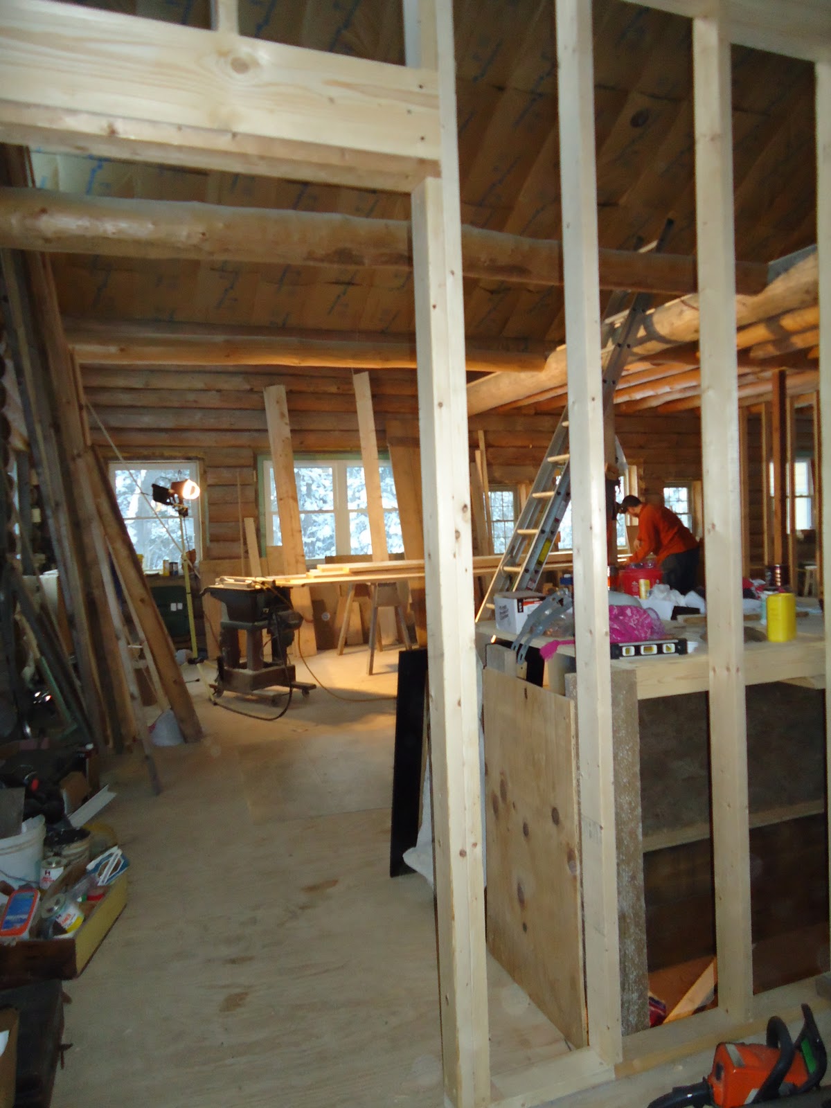 At Home In Logs: More of the arctic entryway