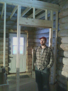 At Home In Logs: Arctic Entryway