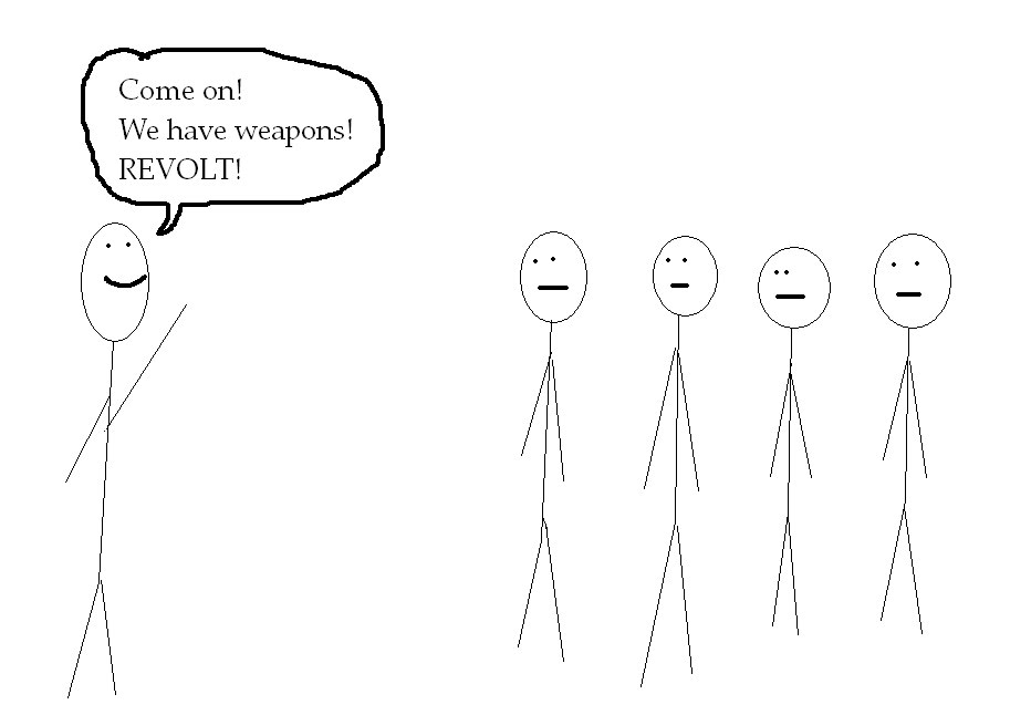 America: A History in Stick Figures: Harper's Ferry