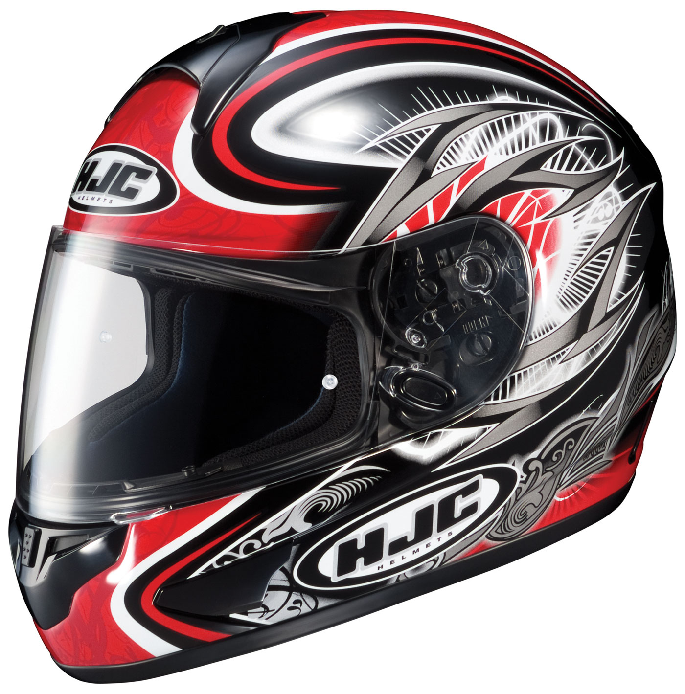 gaukness for life..: HJC CL-16 HELLION RED/BLACK/SILVER HELMET! LARGE/LG