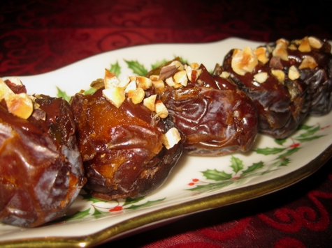 Confectionary Designs: Chocolate Praline Stuffed Dates