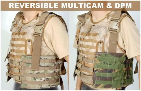 1157 TACTICAL: Camelion Split Chest Rig Multicam/DPM