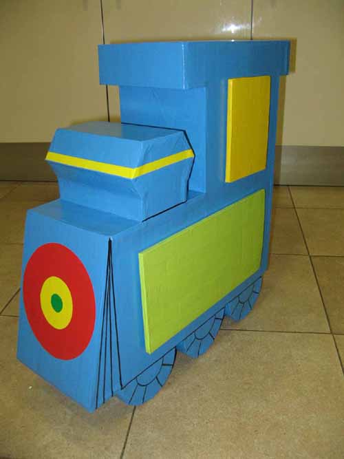 Trenes en cartón - Imagui